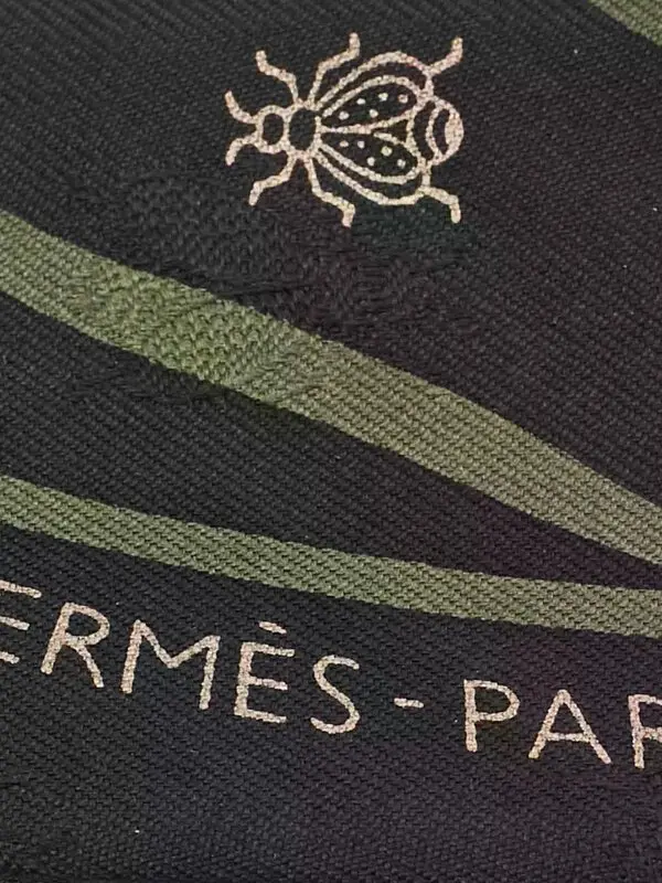 Hermès Final Abeille Fringe Scarf