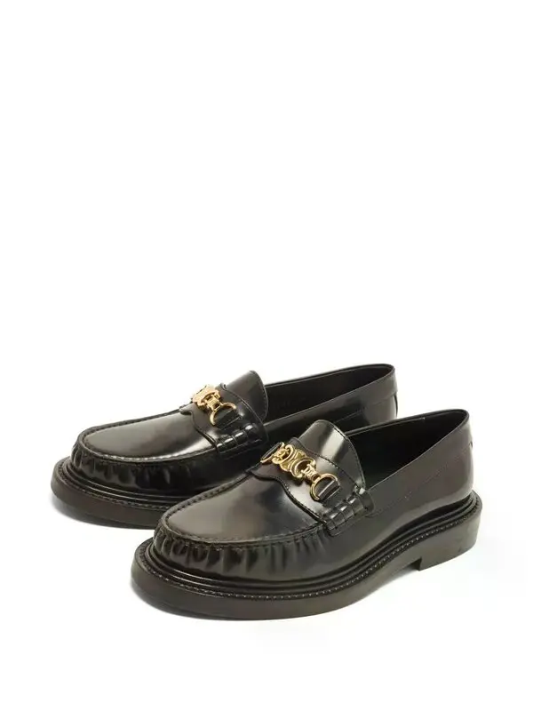 Celine Triomphe Chain-detail Loafers