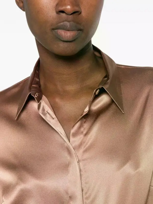 Peserico Satin Finish Long Sleeve Shirt