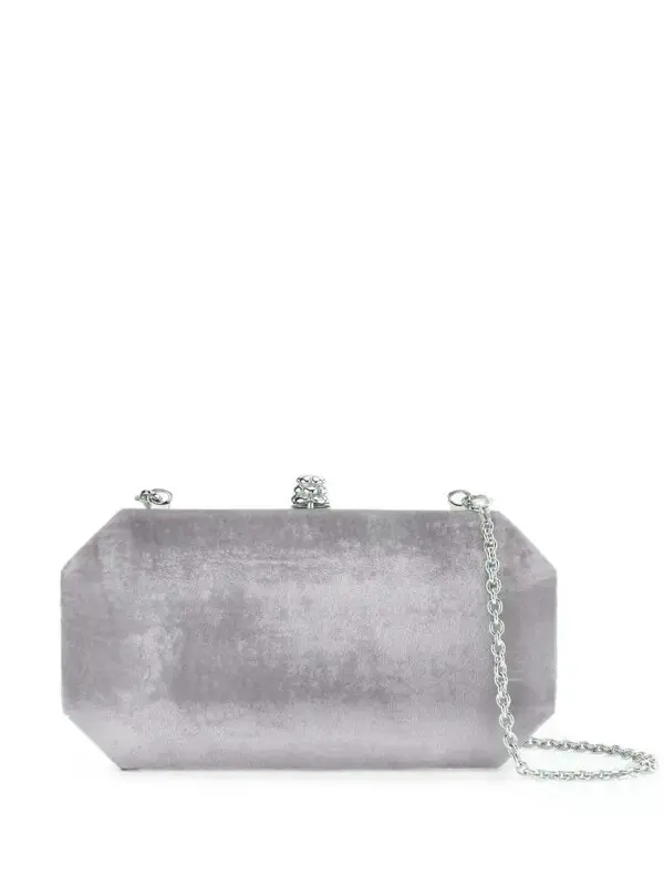 Tyler Ellis Small Perry Clutch Bag - Grey