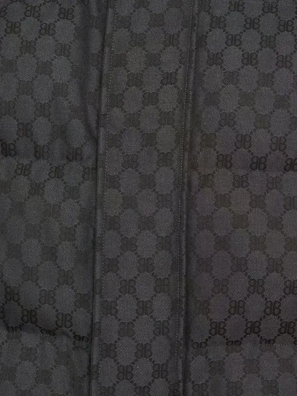 Balenciaga Monogram Jacquard Puffer Jacket
