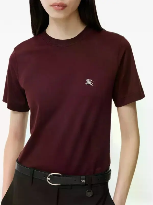 Burberry Logo-detail T-shirt - Red