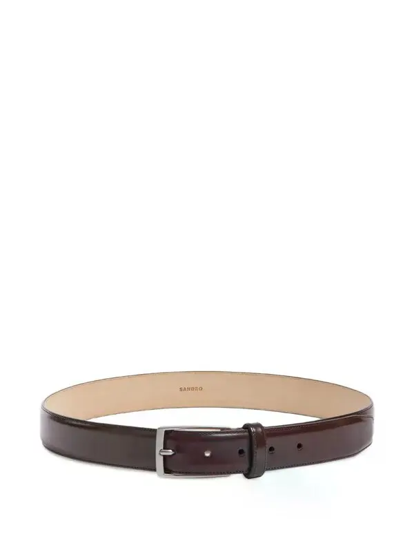 Sandro Polished Leather Belt