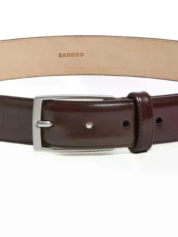 Sandro Polished Leather Belt