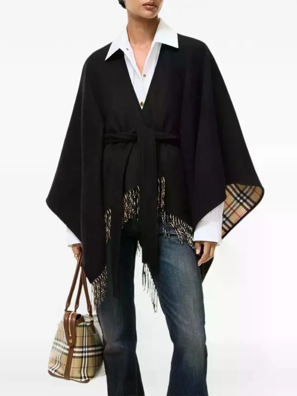 Burberry Wool Tay Cape