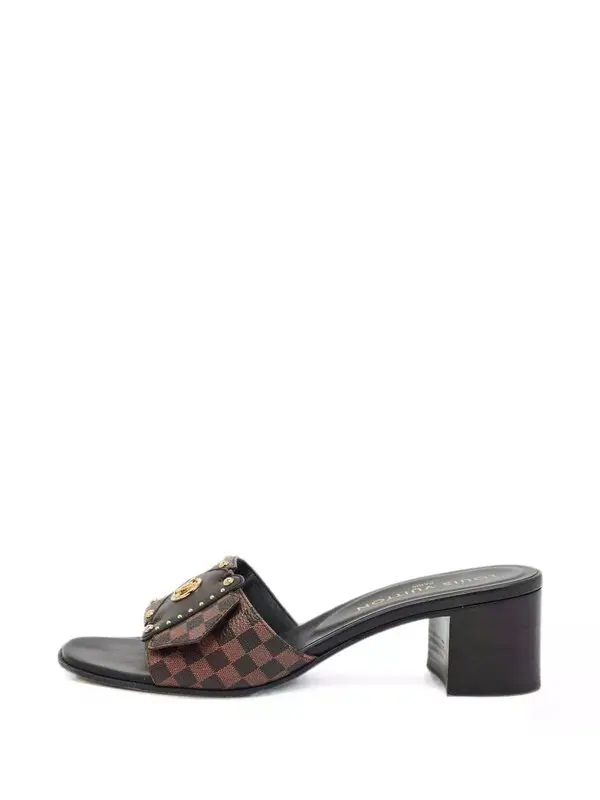 LOUIS VUITTON Lock It Pop Monogram Sandals
