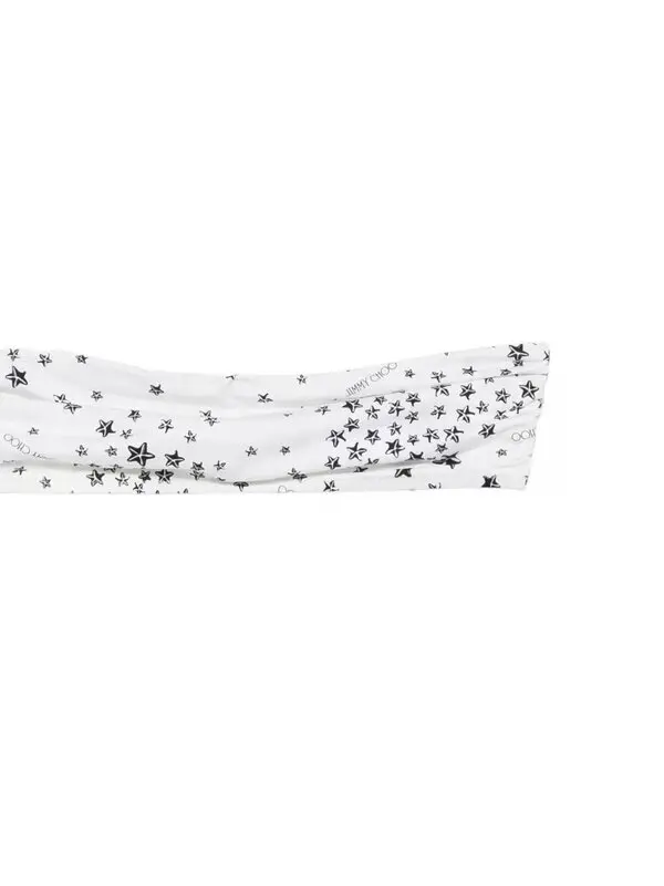 JIMMY CHOO Star Print Bandeau Bikini