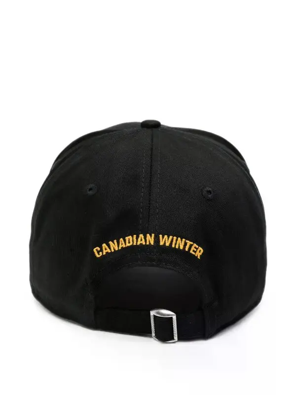 Dsquared2 Distressed Embroidered Baseball Cap