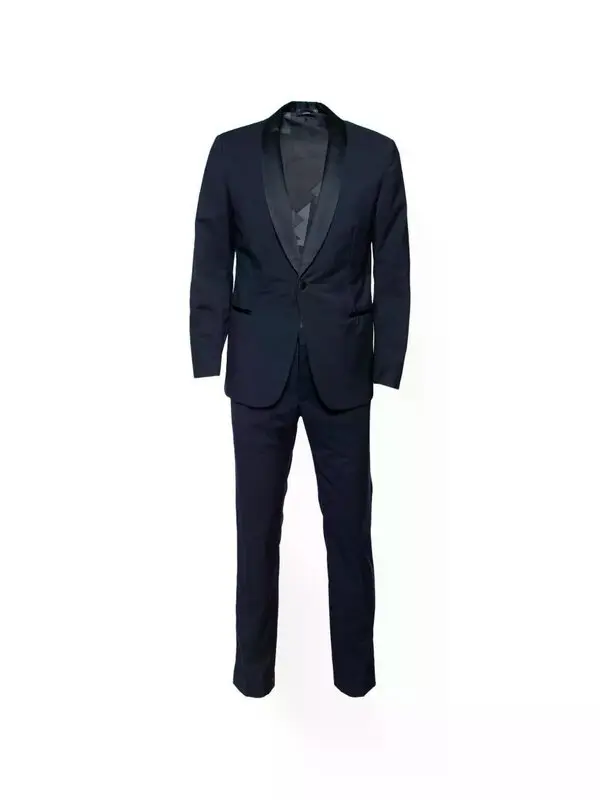 Hermès Satin-trimmed Single-breasted Suit