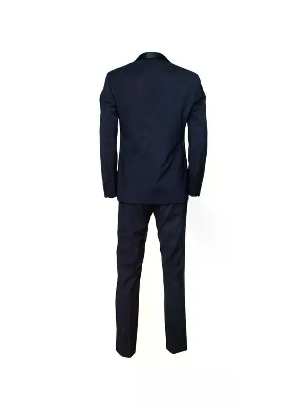 Hermès Satin-trimmed Single-breasted Suit