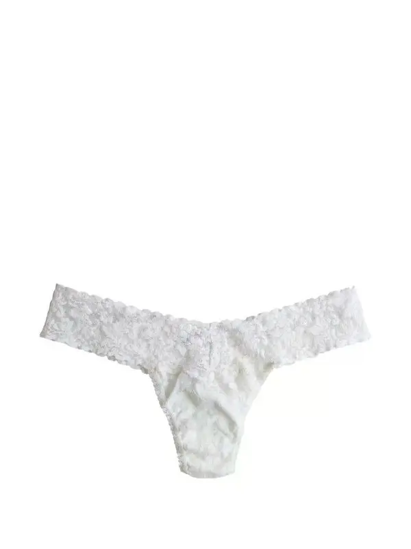 Hanky Panky Marshmallow Lace Low-rise Thong - White