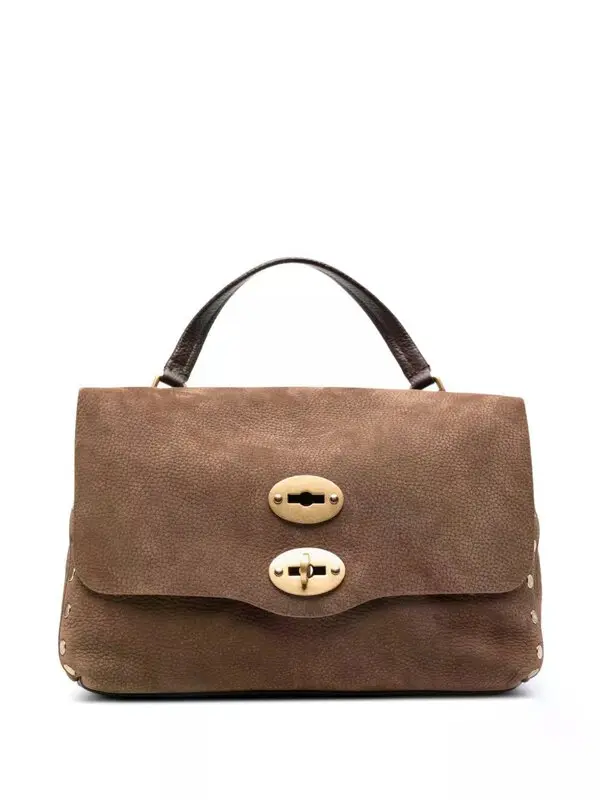 ZANELLATO Small Postina Jones Nabuck Tote Bag