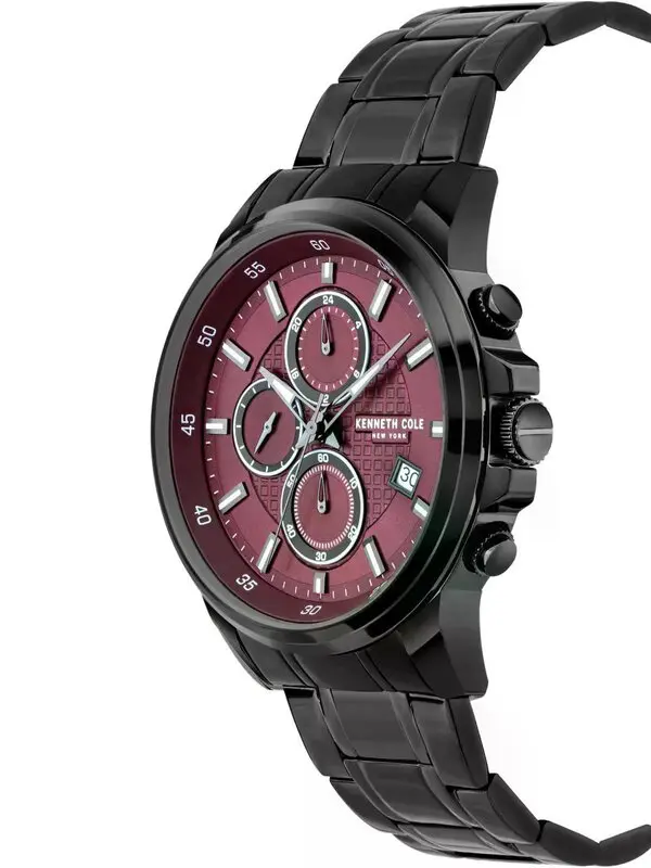 KENNETH COLE Chronograph Stainless Steel Watch - Red