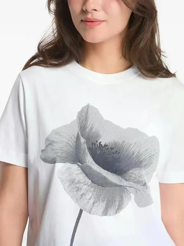 SAMSOE SAMSOE Flower-print T-shirt