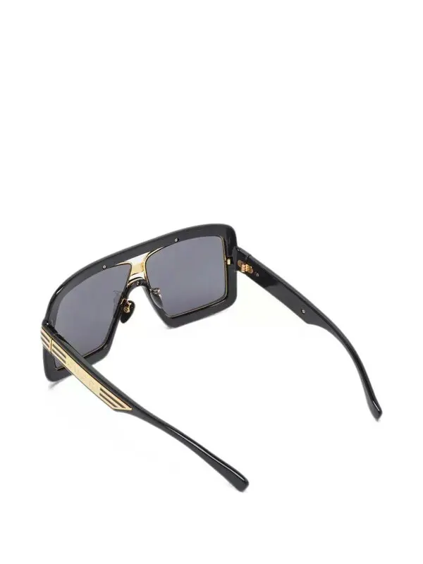 Gucci Square Frame Sunglasses With Gg Monogram Print