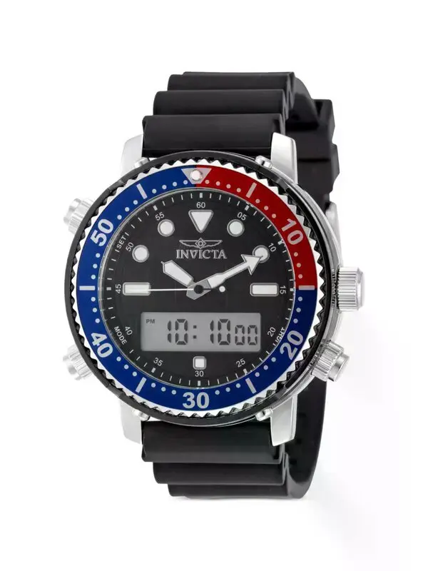 INVICTA Pro Diver .5mm Watch With Rotating Bezel - Black