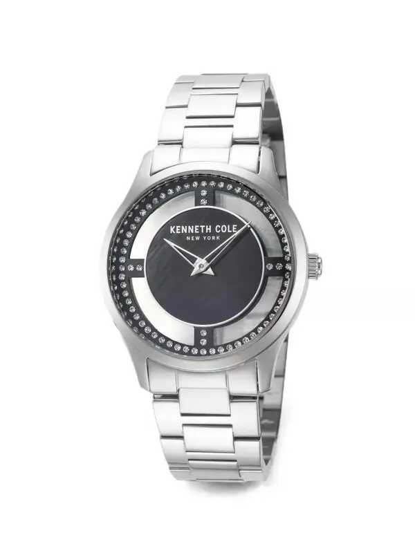 KENNETH COLE Crystal-embellished .5mm Watch