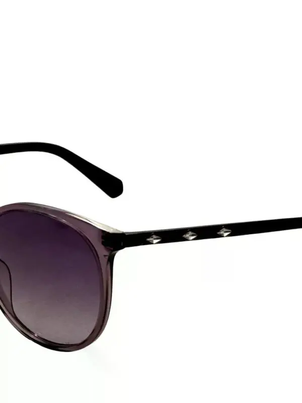 SWAROVSKI Embellished Round Frame Sunglasses