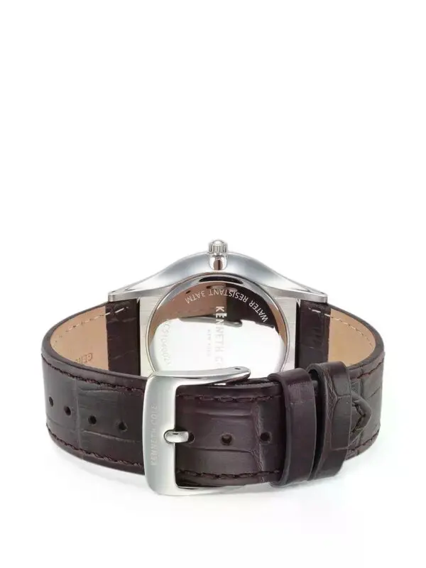 KENNETH COLE Croc-effect Leather 42mm Watch