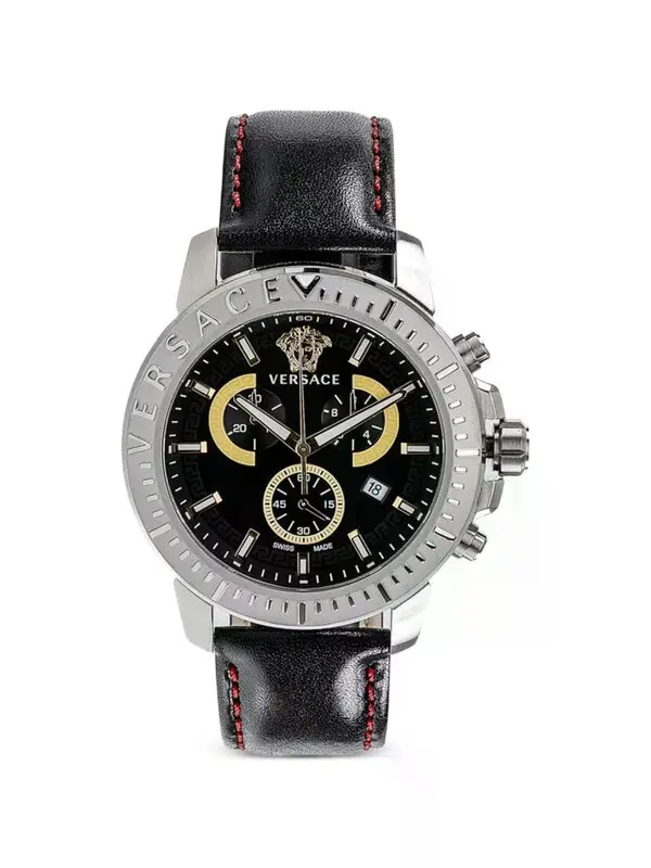 Versace Stainless Steel Chronograph Watch