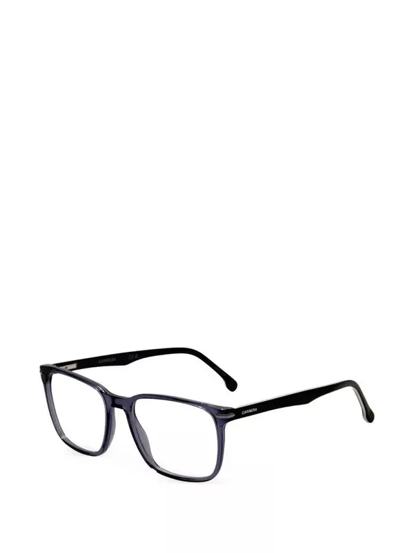 Carrera Eyewear Logo-lettering Rectangle-frame Glasses - Blue