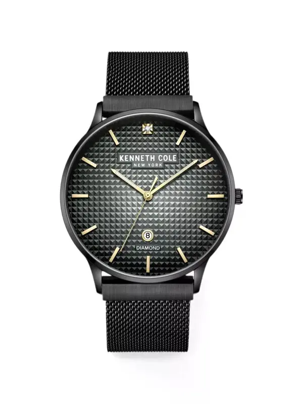 KENNETH COLE Mesh Strap 42mm Watch