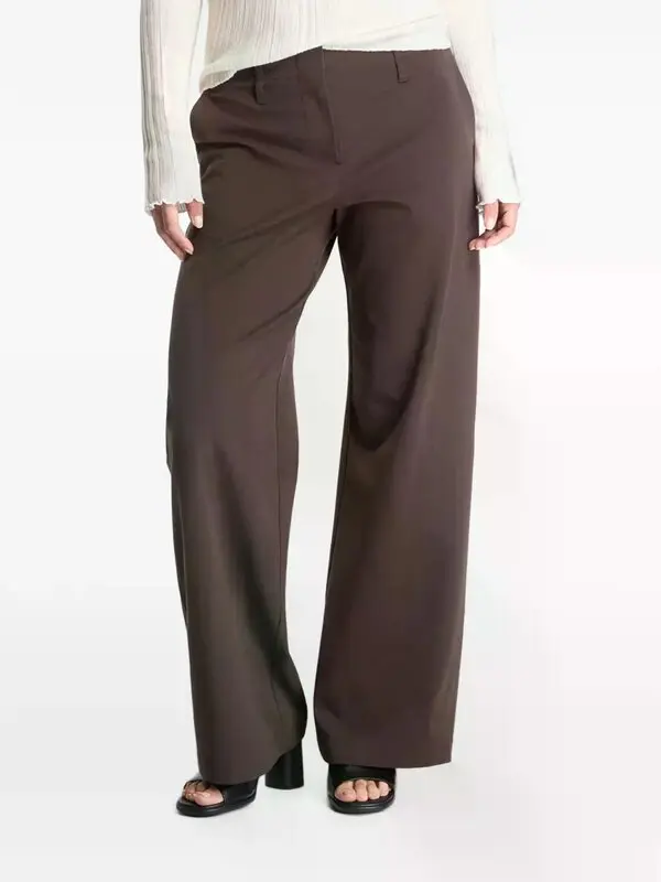 SAMSOE SAMSOE Belt-loop Wide-leg Trousers