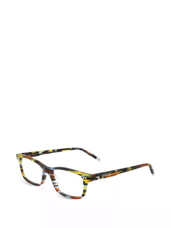 Calvin Klein Rectangle-frame Glasses - Brown