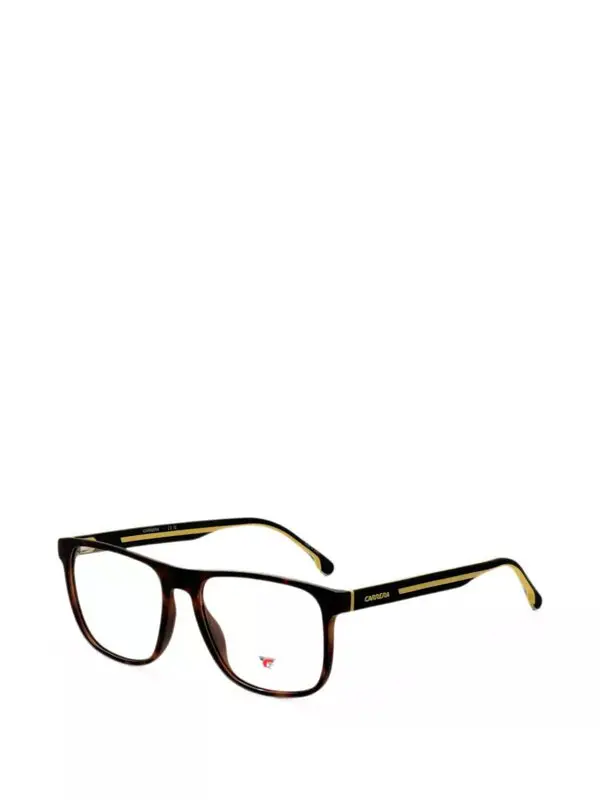 Carrera Eyewear Tortoiseshell-effect Rectangle-frame Glasses