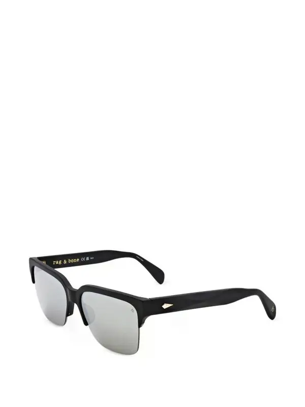 Rag & Bone Matte-finish Square-frame Sunglasses