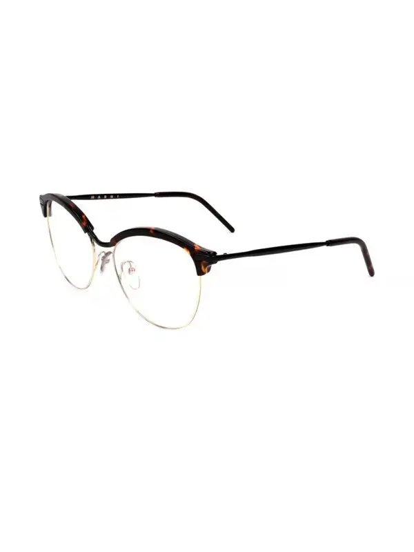 Marni Tortoiseshell-effect Cat-eye Glasses