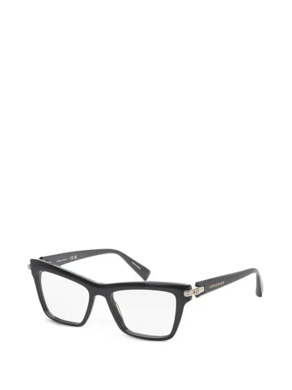 Longchamp Rectangle Frame Eyeglasses - Black