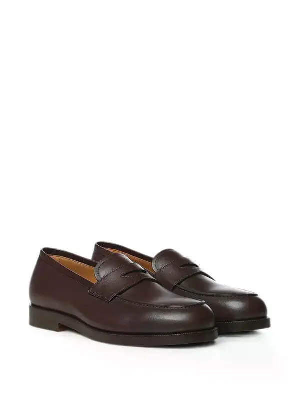 Loro Piana Leather Penny Loafers