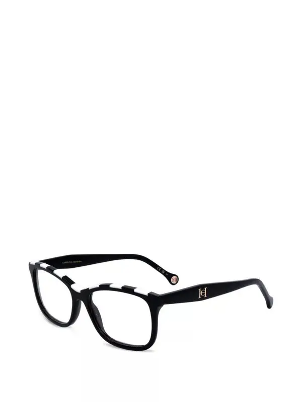 Carolina Herrera Square-frame Glasses - Black
