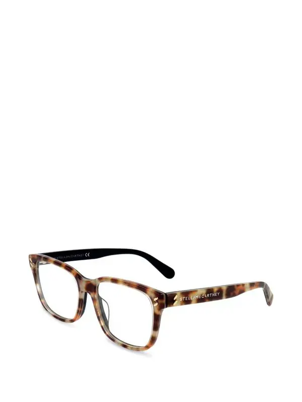 Stella McCartney 53mm Animal Patterned Eyeglasses - Brown