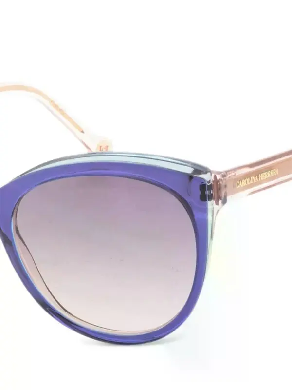 Carolina Herrera Cat Eye Frame Sunglasses - Blue