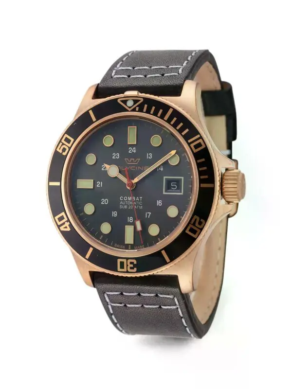 GLYCINE Combat Sub Bronze 42mm Watch - Grey