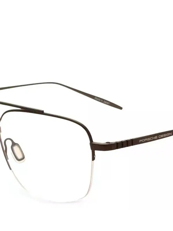 Porsche Design Aviator Eyeglasses - Brown