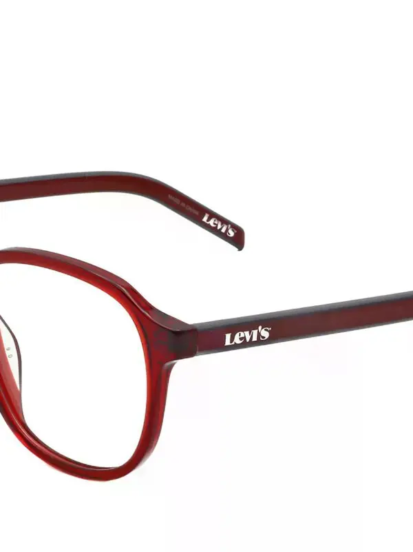 LEVI'S Round Frame Eyeglasses - Red