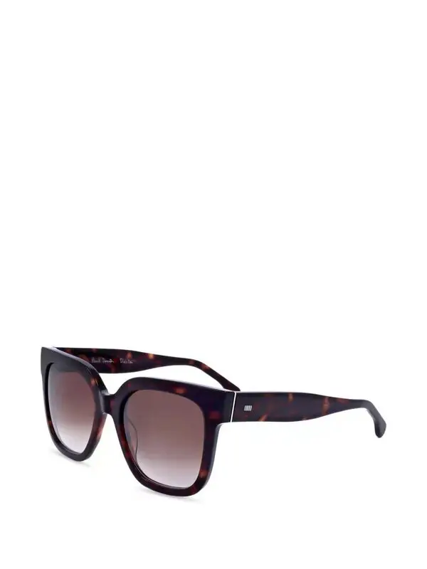 Paul Smith Delta Square-frame Sunglasses - Brown