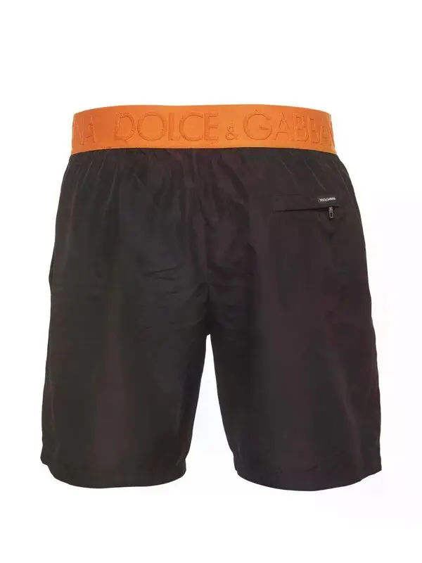 Dolce & Gabbana Elasticated Waist Swim Shorts