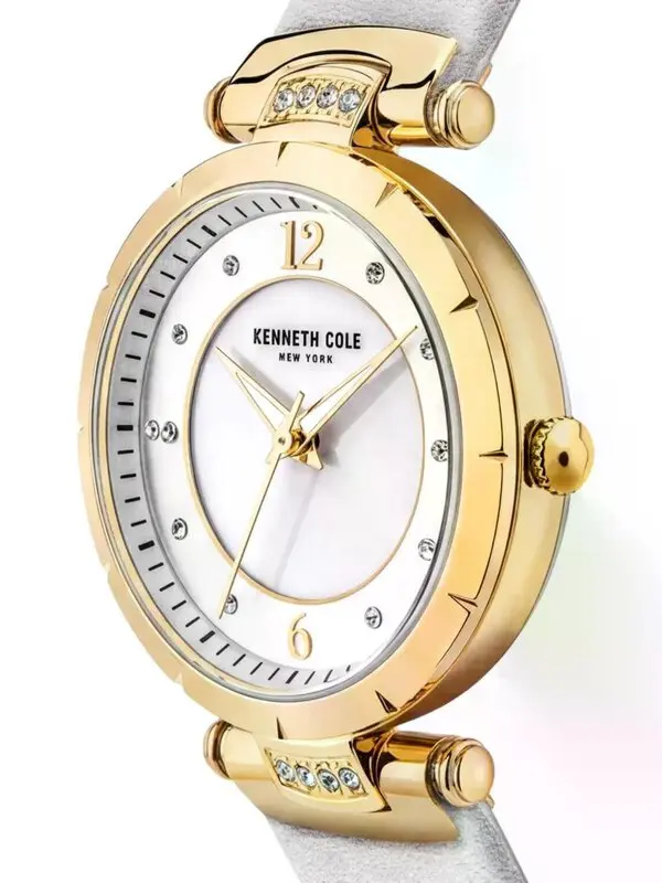 KENNETH COLE Crystal-embellished 34mm Watch