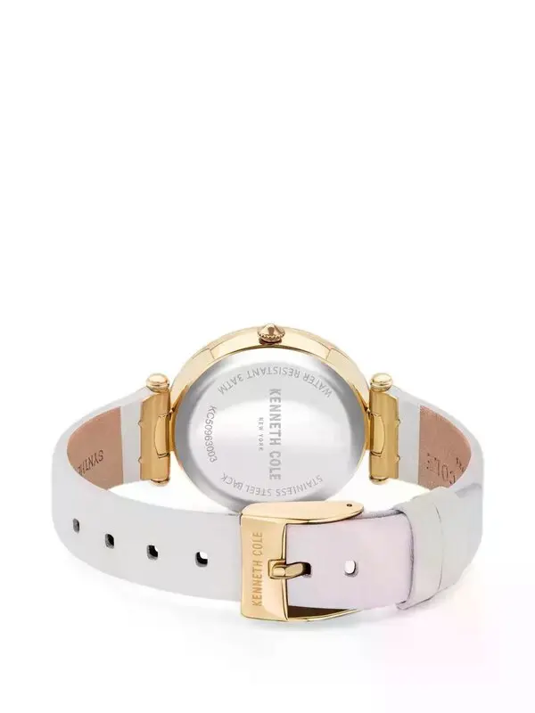 KENNETH COLE Crystal-embellished 34mm Watch