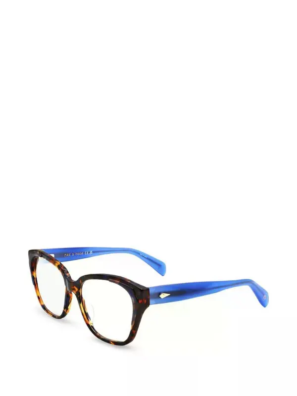 Rag & Bone Tortoiseshell-effect Square Frame Eyeglasses