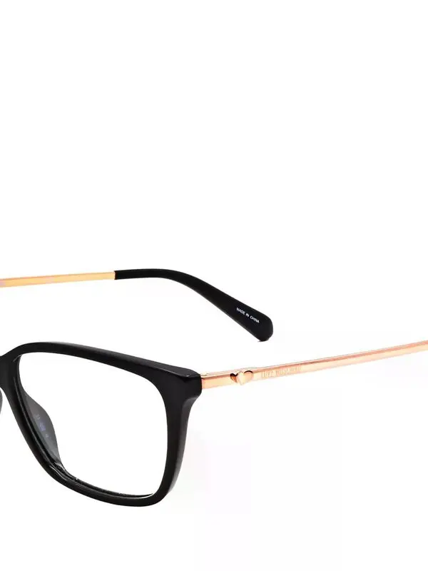Moschino Heart-motif Cat-eye Frame Glasses