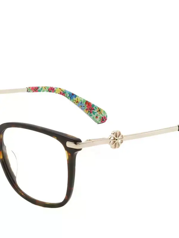 Kate Spade New York Ilana Floral-plaque Eyeglasses