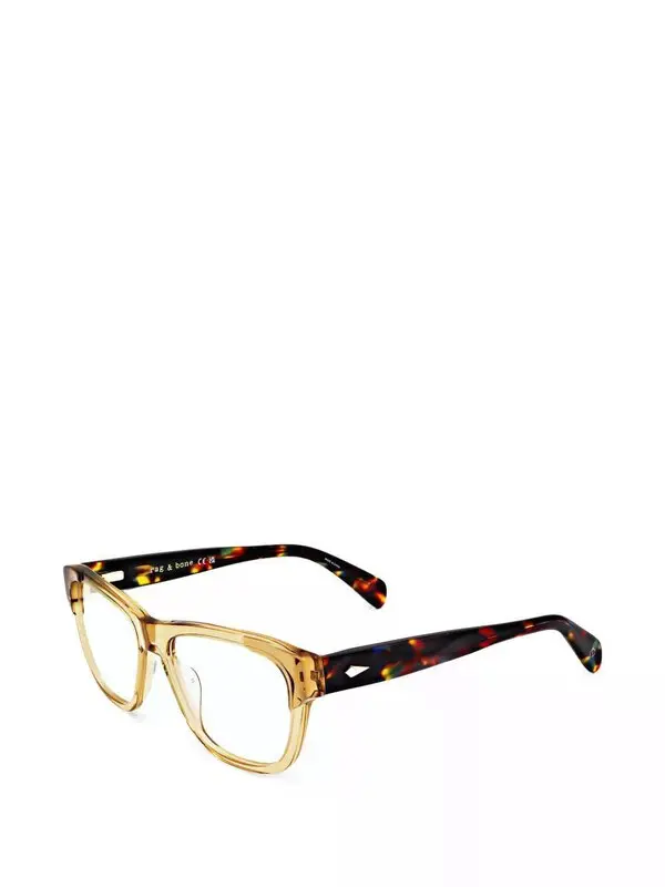 Rag & Bone Square Frame Eyeglasses - Neutrals