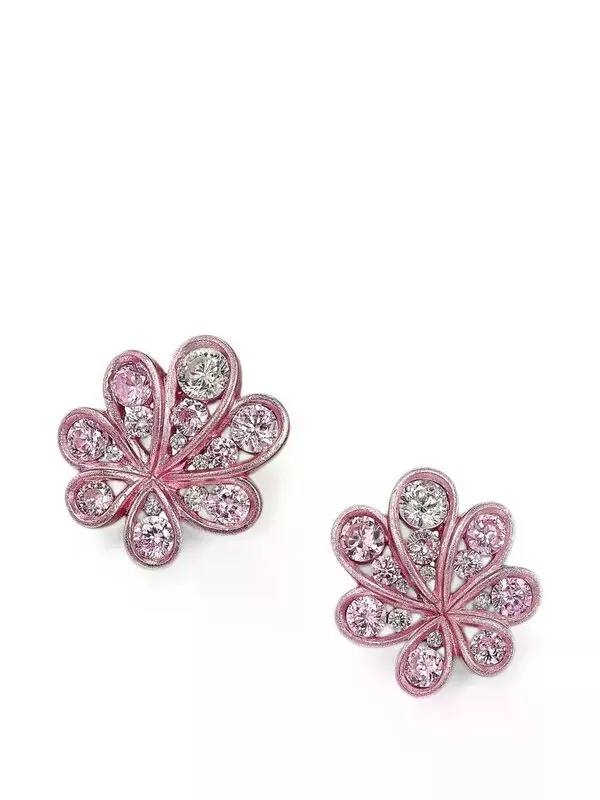 ANABELA CHAN Chanterelle Sapphire Earrings - Pink
