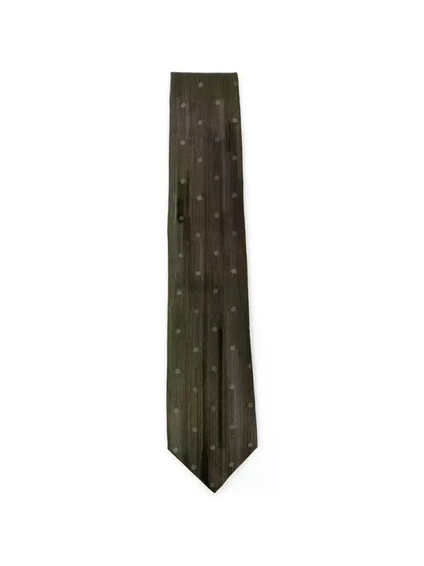TOM FORD Polka-dot Ribbed Neck Tie