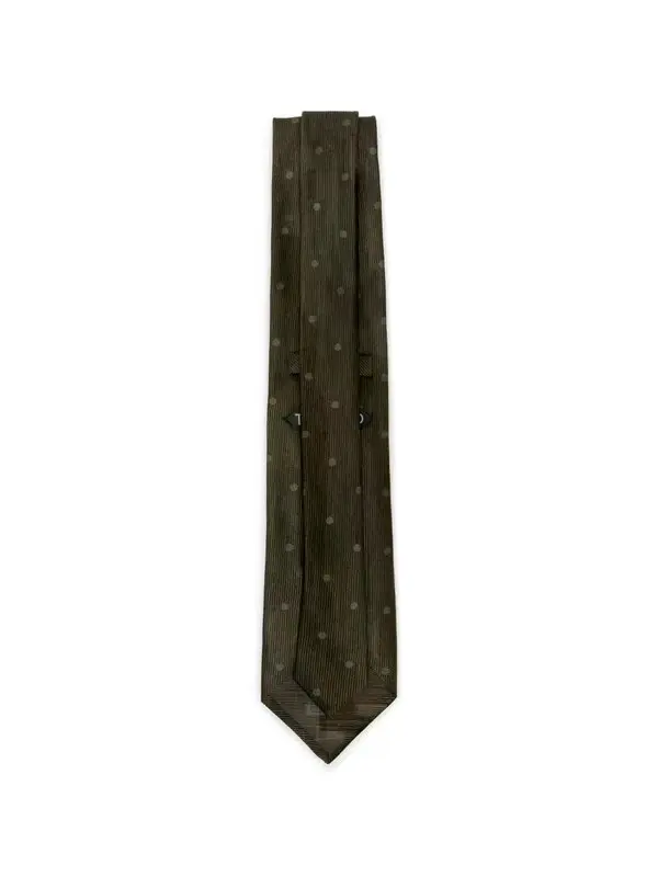 TOM FORD Polka-dot Ribbed Neck Tie